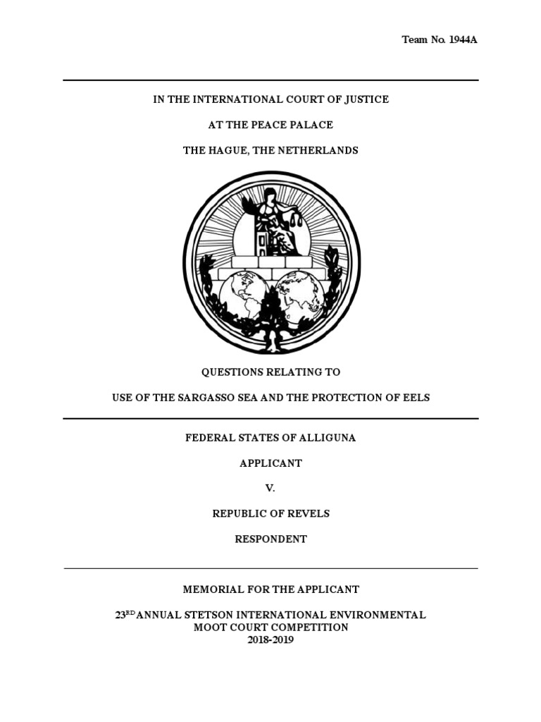 Sample Memo | PDF | Treaty | International Law