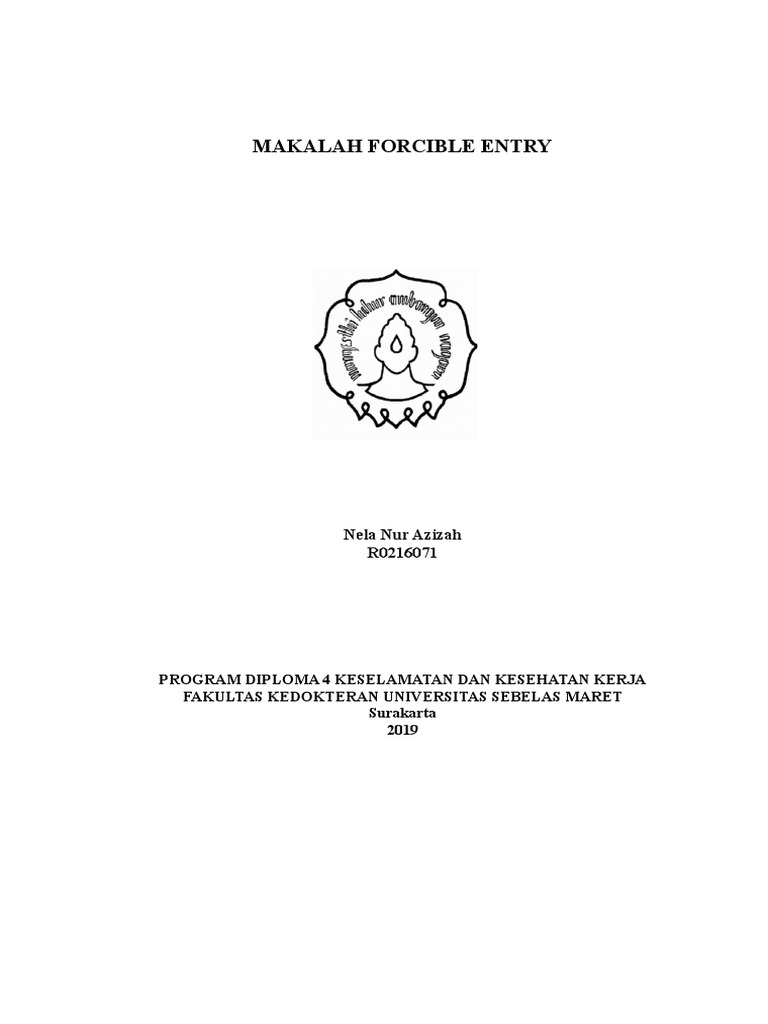 5 Makalah Forcible Entry | PDF