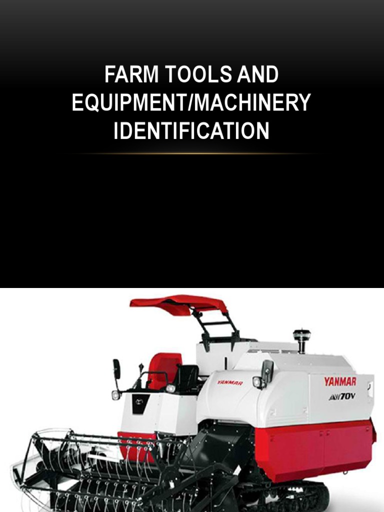 Farm Tools and Equipment | PDF