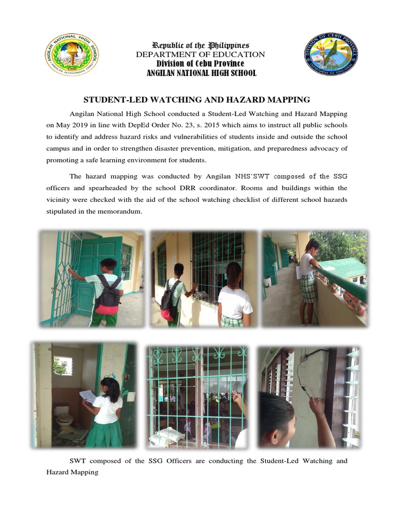 Student-Led Watching and Hazard Mapping | PDF | Public Safety | Risk