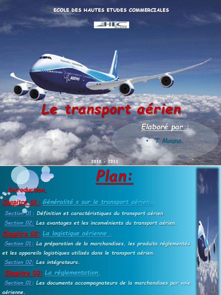 Le Transport Aerien Logistique | PDF | Airbus | Transport