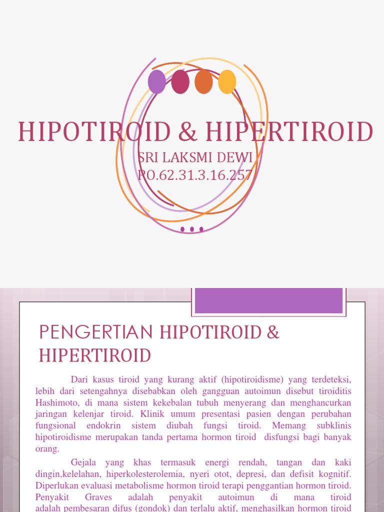 HIPOTIROID & HIPERTIROID (Laksmi) | PDF