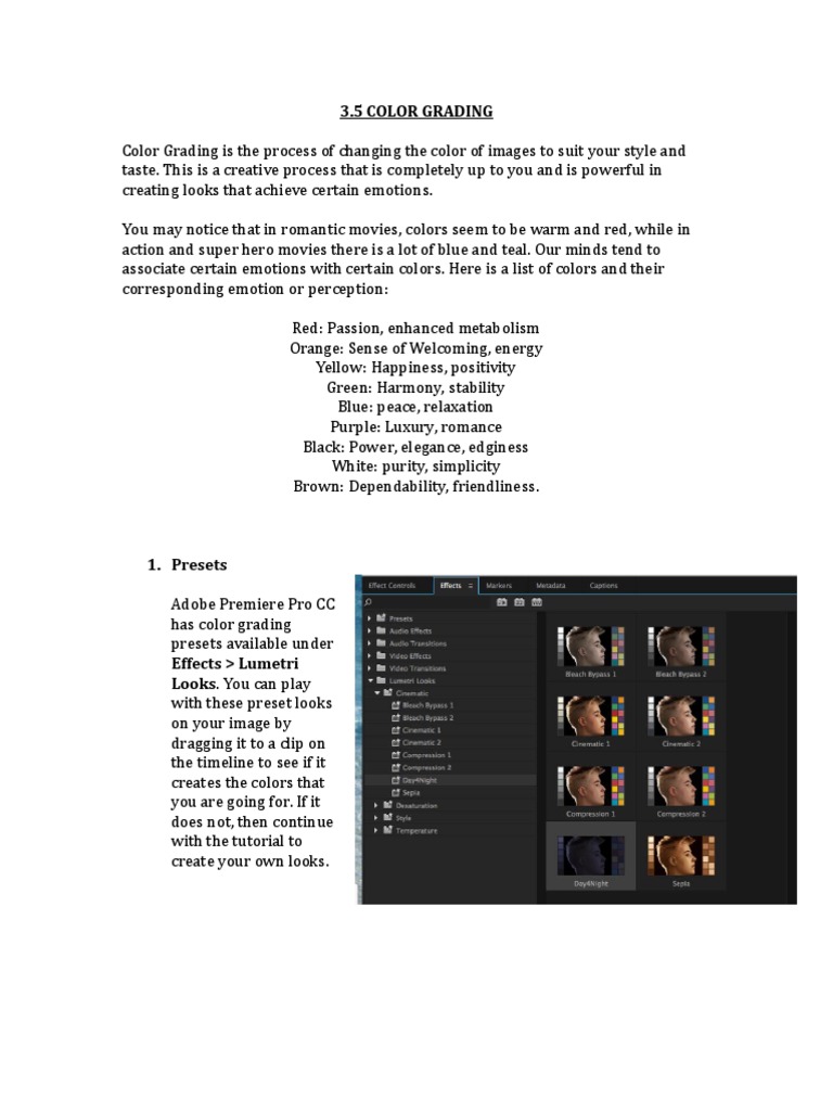 3.5 Color Grading | PDF | Color | Rgb Color Model