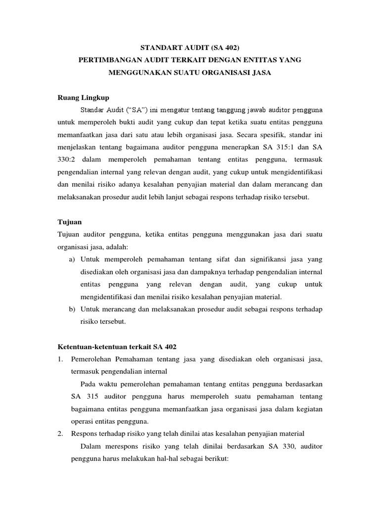 SA 402 Dan 450 | PDF