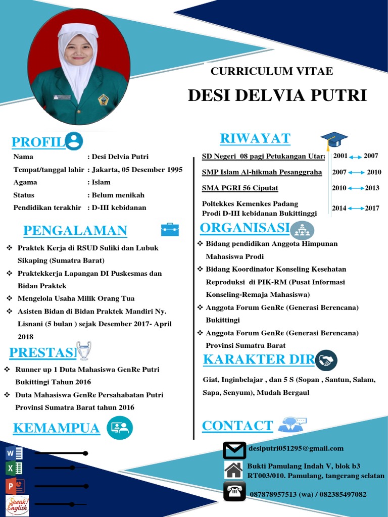 Curriculum Vitae Putri | PDF