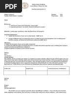 History of Periodic Table-Lesson Plan | PDF | Chemistry | Physical Sciences