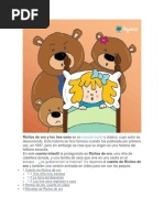Obra de Teatro Ricitos de Oro | PDF | Ricitos de oro y los tres osos | Osos