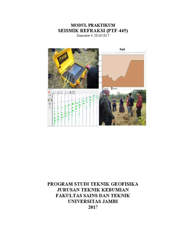 Modul Praktikum Seismik Refraksi | PDF