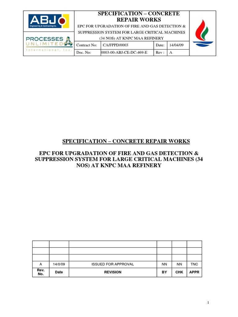 Specification For Concrete | PDF | Road Surface | Concrete