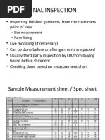 AQL Sampling Chart | PDF | Evaluation