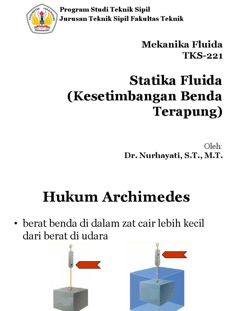 Statika Fluida 4 Scbrid | PDF