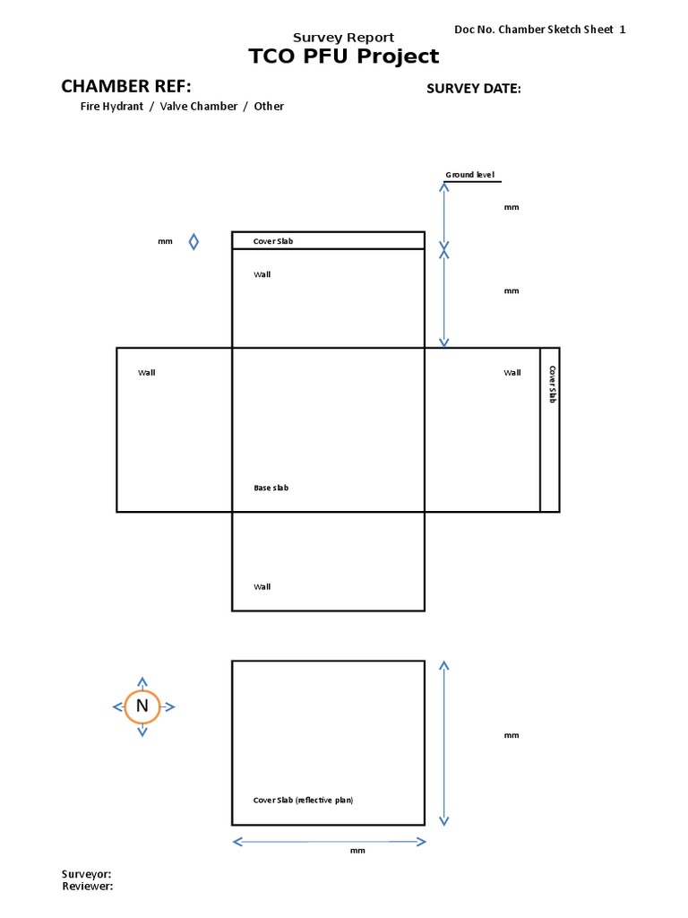 Manhole Chamber Sketch Sheet | PDF