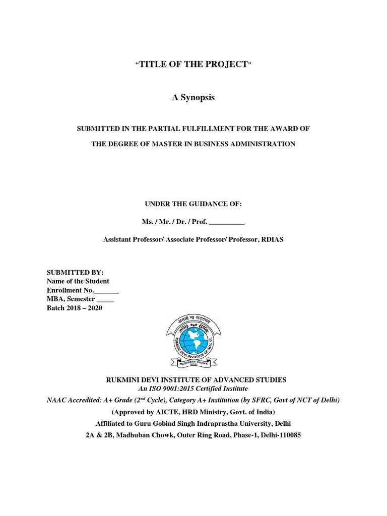 Title of The Project | PDF