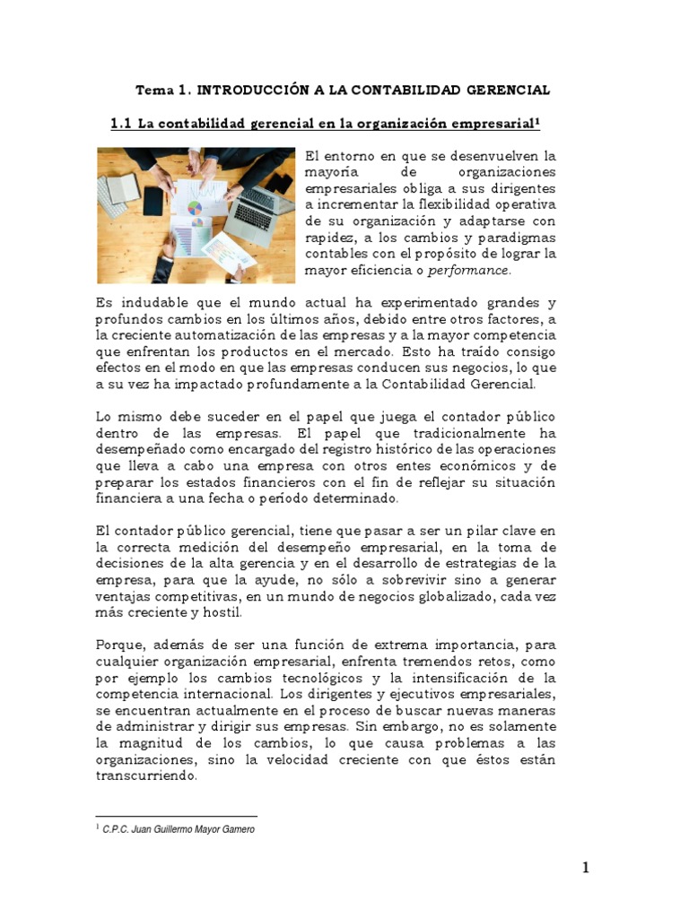 Contabilidad Gerencial Ucc-Mga - 2019 PDF | PDF | Costo | Contabilidad