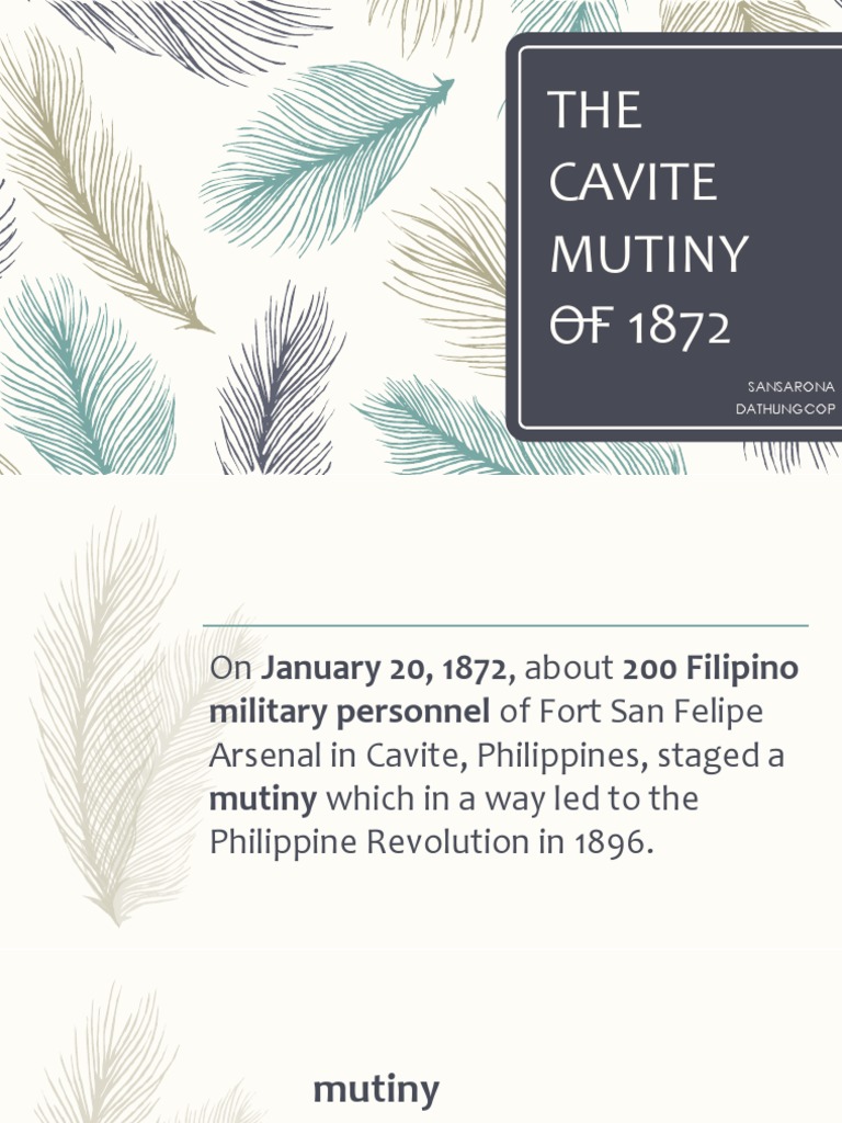 The 1872 Cavite Mutiny Explained | PDF | Spanish Colonization Of The ...