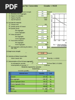 C40 Concrete Mix Design | PDF | Construction Aggregate | Density