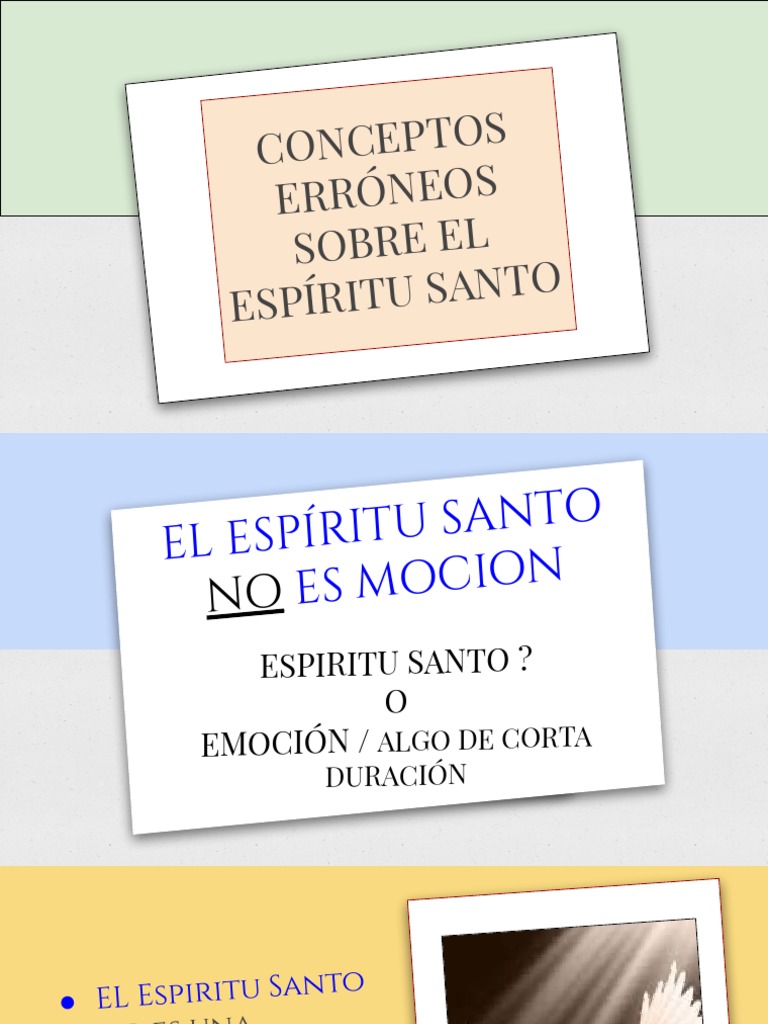 La Importancia Del Espiritu Santo en La Vida Del Creyente | PDF