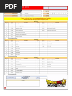 Dragon Ball Z Power Levels Chart | PDF