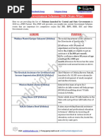Central Government Schemes Overview 2025 | PDF | Government Of India ...