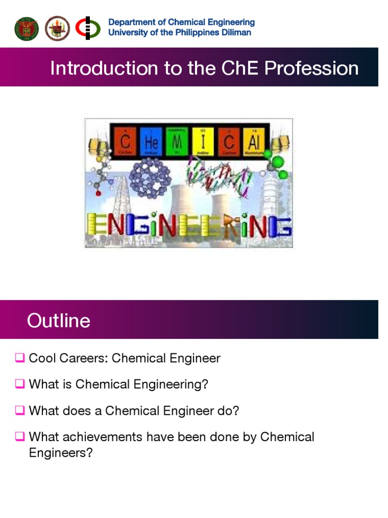 1.01 Introduction To ChE Profession | PDF | Chemical Engineering ...