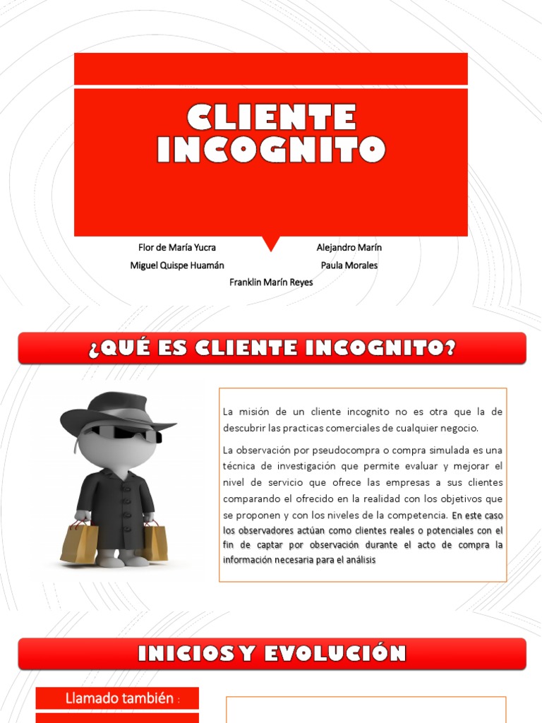 Cliente Incognito | PDF | Televisión | Cliente