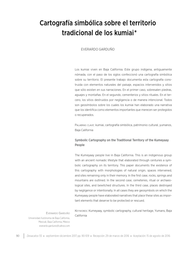Kumiai | PDF | Paisaje | Mesoamérica