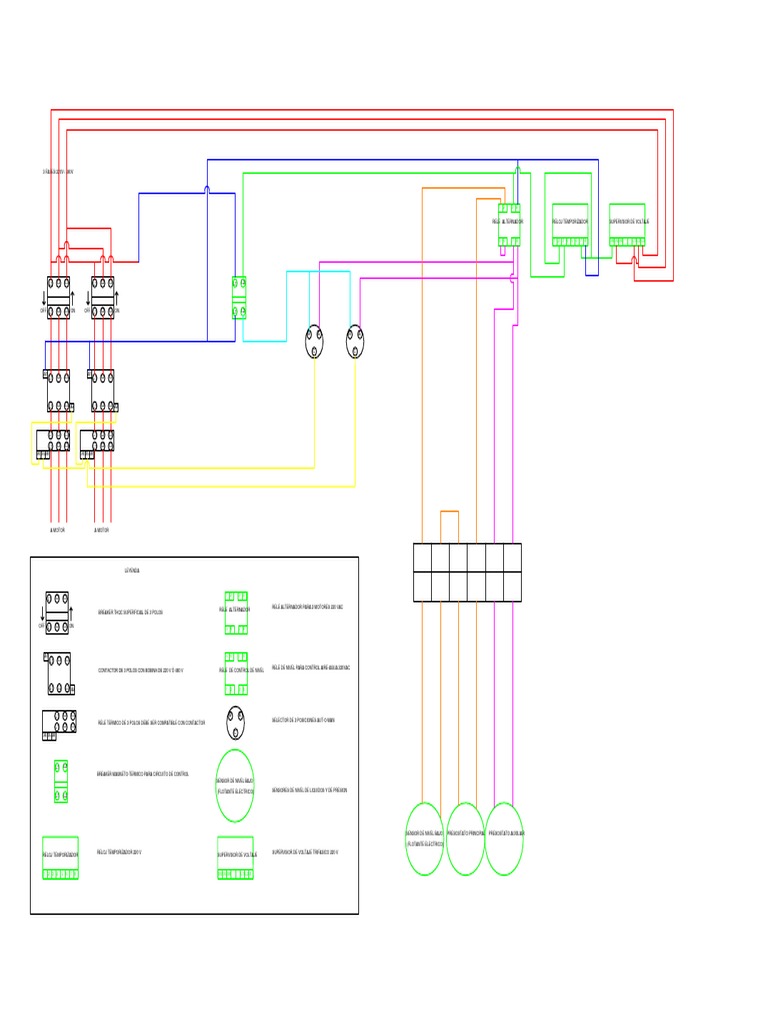 Diagrama de Control de Bombas | PDF | Bienes manufacturados ...