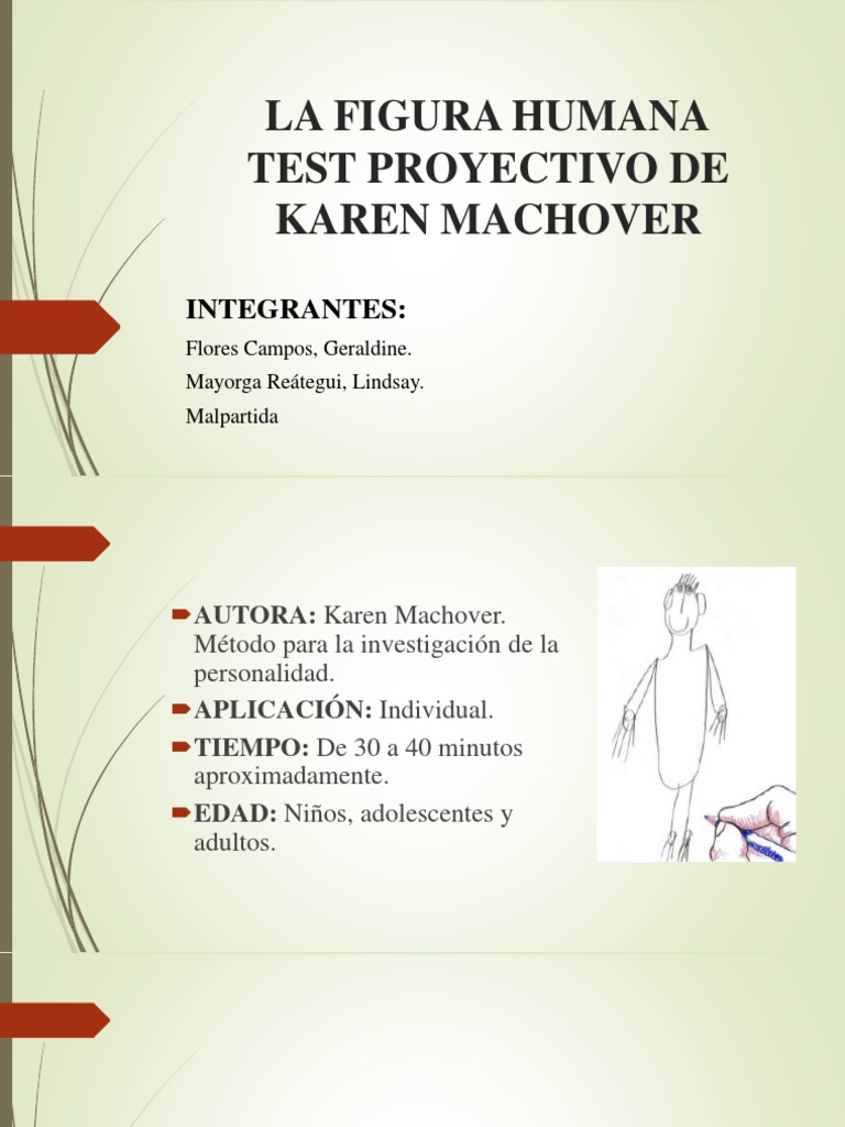 Test de Figura Humana de Karen Machover | PDF | Pecho | Nalgas