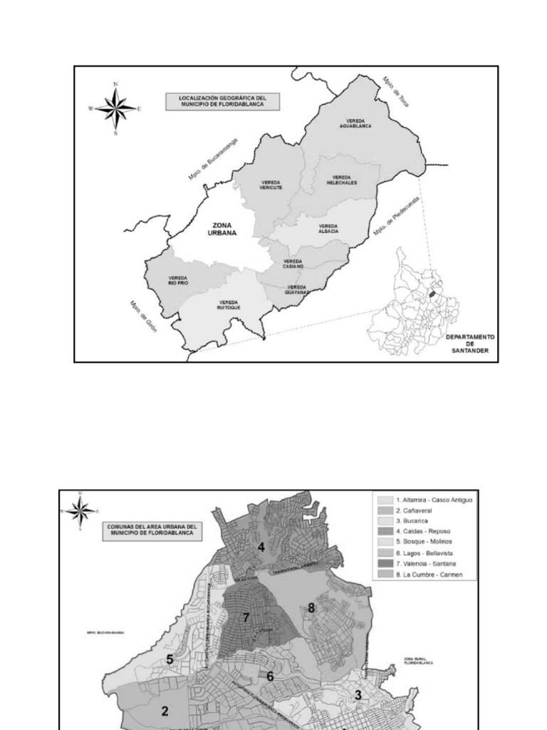 Mapa Floridablanca | PDF