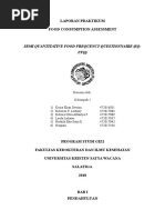 Formulir SQ-FFQ | PDF
