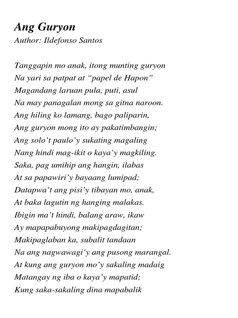 Ang Guryon PDF | PDF