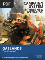 Gaslands Refuelled Quick Reference | PDF | Ammunition | Vehicles