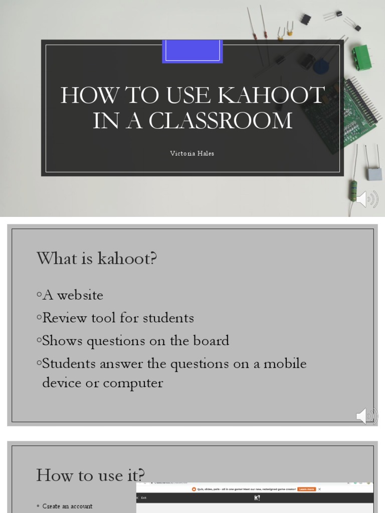 How To Use Kahoot | PDF