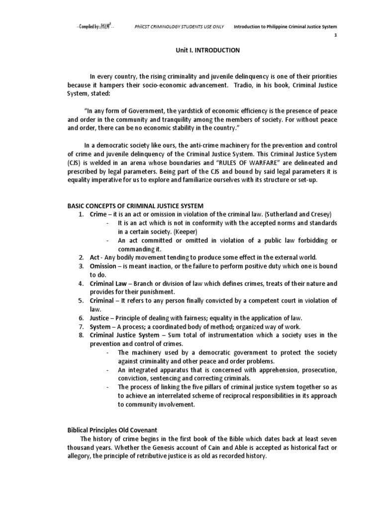 Notes CJS | PDF | Prosecutor | Criminal Justice