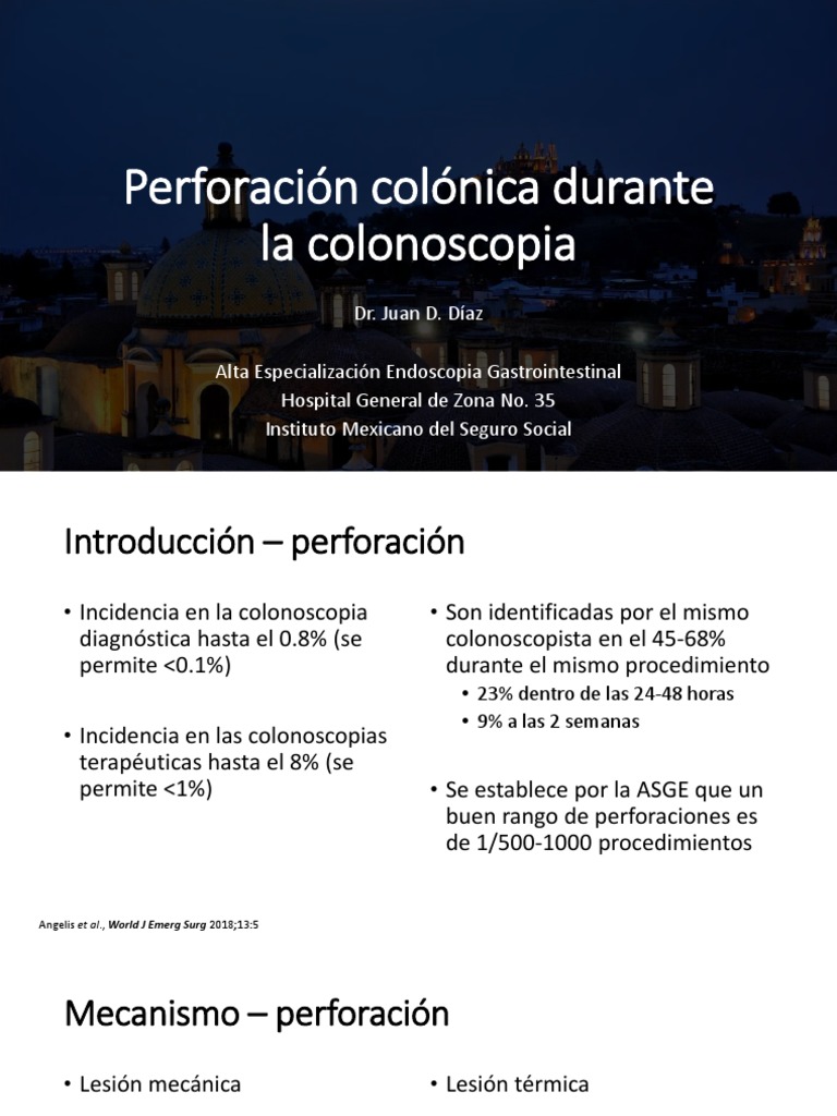Perforacion en Colonos | PDF | Colonoscopia | Cáncer colonrectal