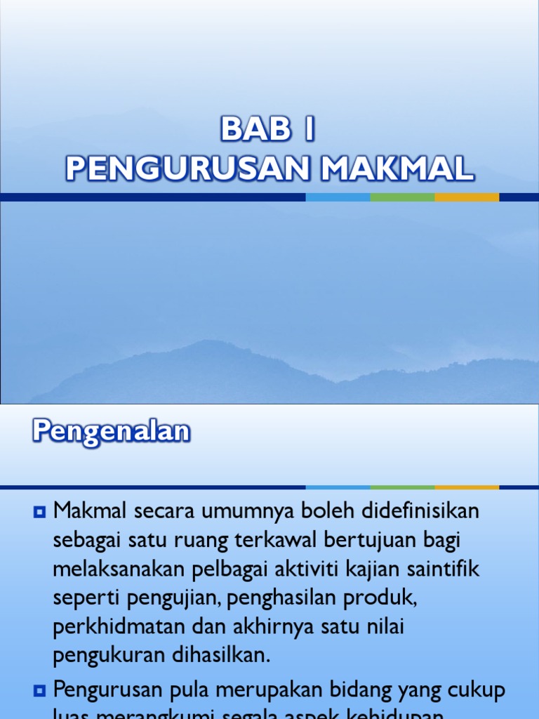 Pengurusan Makmal | PDF