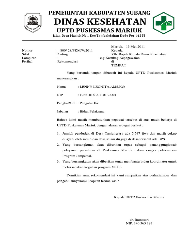 Surat Undangan | PDF | Kesehatan Holistik