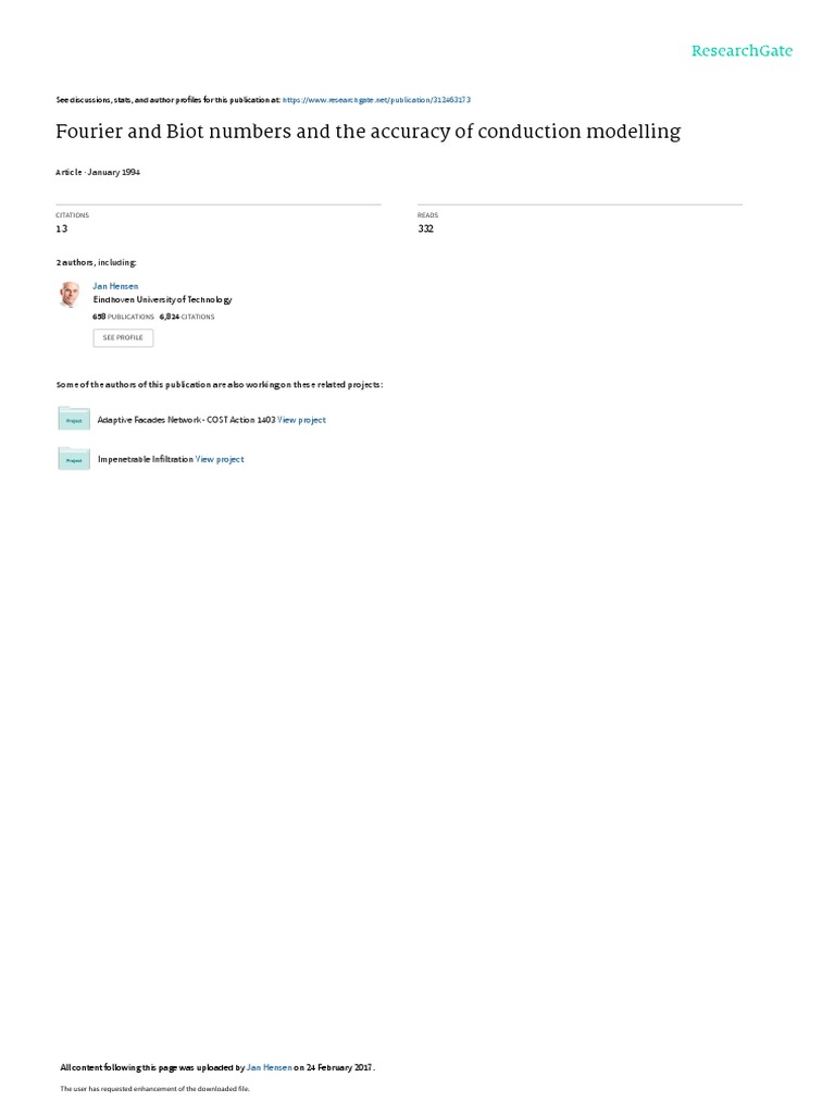 Examining the Effects of Fourier and Biot Numbers on the Accuracy of ...