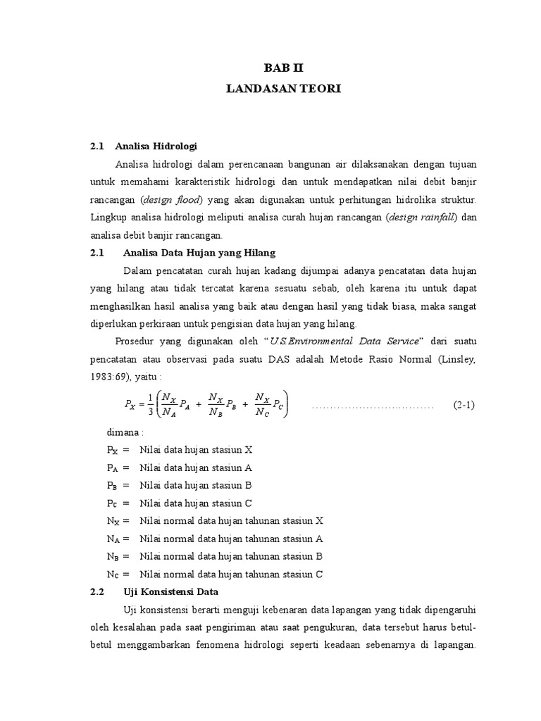 Referensi Flood Routing | PDF