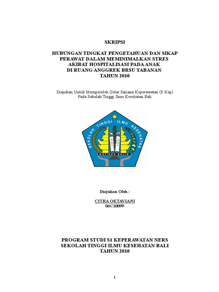 Skripsi Stikes Bali | PDF