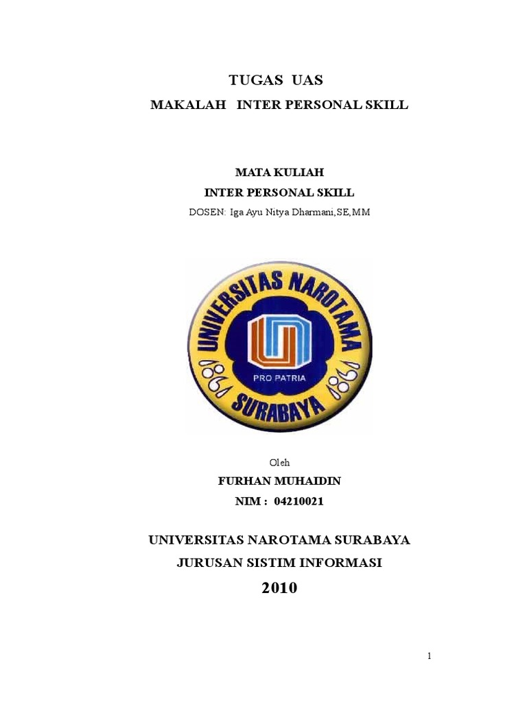 Makalah Management Diri | PDF