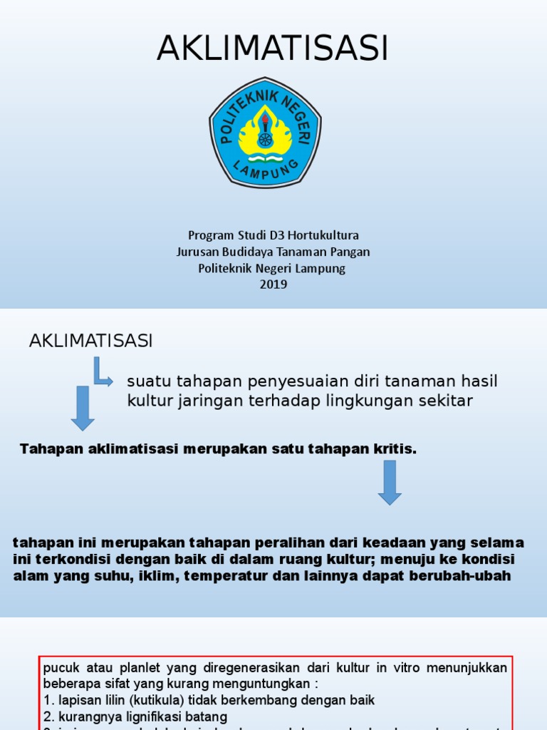 Aklimatisasi | PDF
