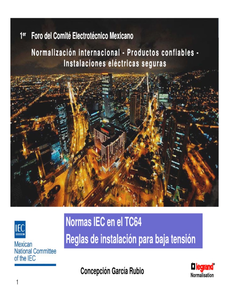 Normas IEC para Instalaciones Eléctricas | PDF | Comisión ...