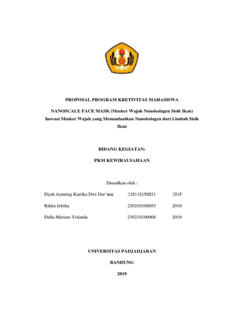 Cover Proposal PKM K Nanoscale | PDF