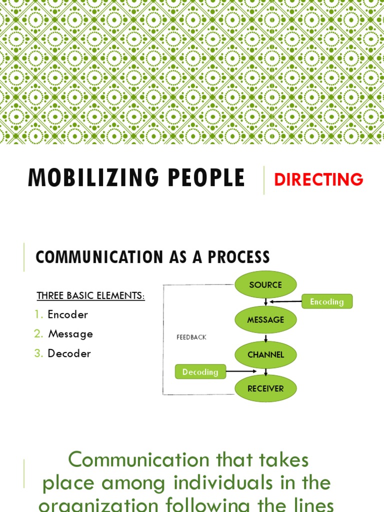 Mobilizing People | PDF | Motivation | Motivational