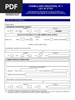 Formulario Registral N 1 Ley 27157 | PDF | Propiedad | Justicia