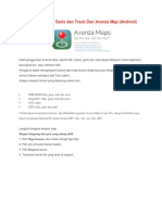 Panduan AVENZA MAPS | PDF