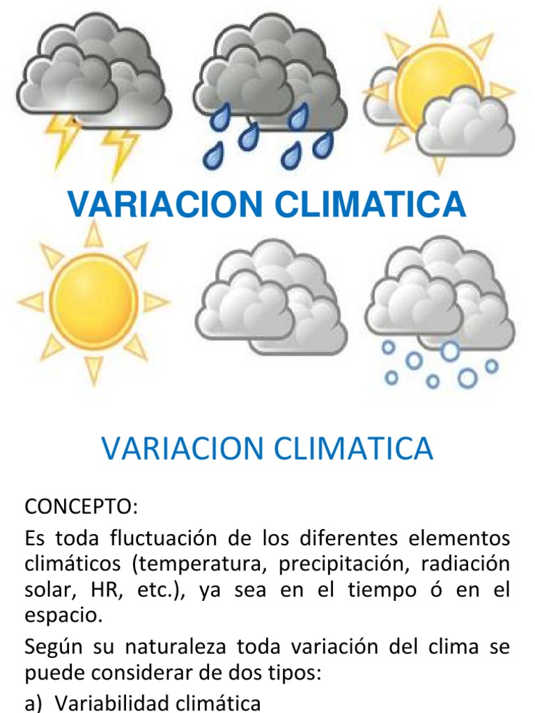 19 - Variacion Climatica | PDF | Cambio climático | Efecto invernadero
