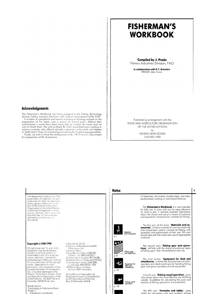 Fisherman's Workbook | PDF