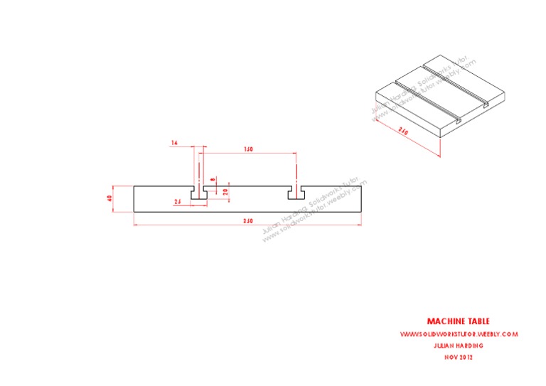 A Guide to Machine Table Design and Construction | PDF